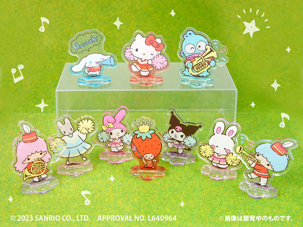 F-Toys Sanrio Characters Cheering Together! Small Acrylic Stand Mascot ...