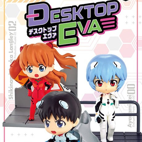 Re-Ment Evangelion DesQ DESKTOP EVA Series Anime Blind Box Mini Figure ...